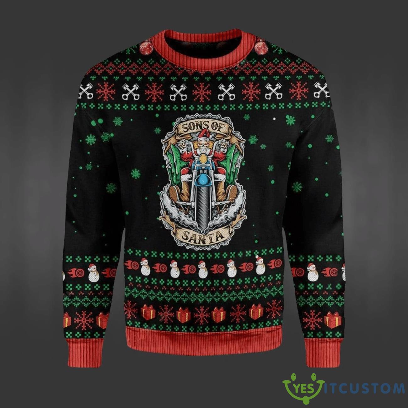 Sons Of Santa Ugly Sweater For Christmas - YesItCustom