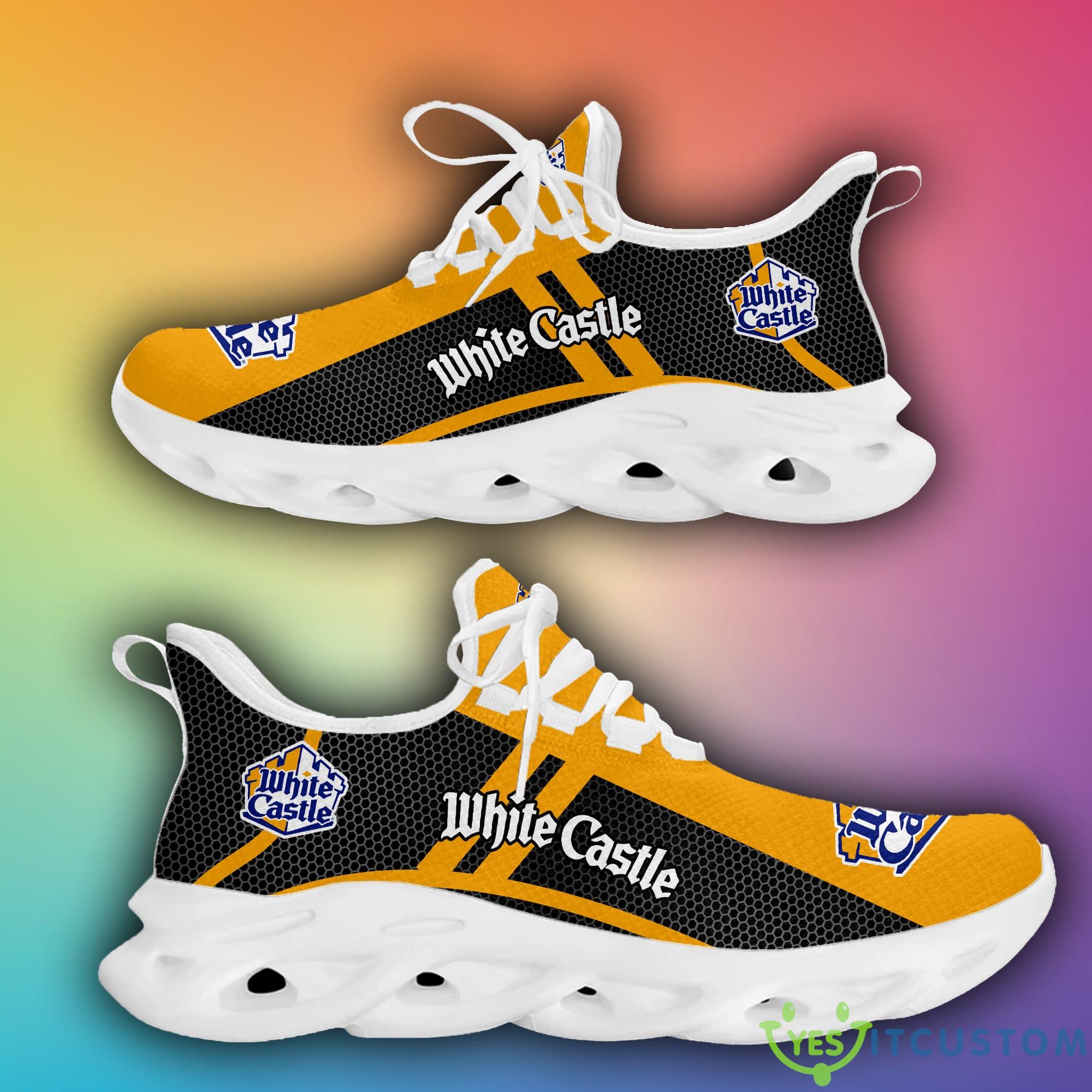 white castle Chunky Sneakers Logo Pattern White Black Max Soul Shoes ...