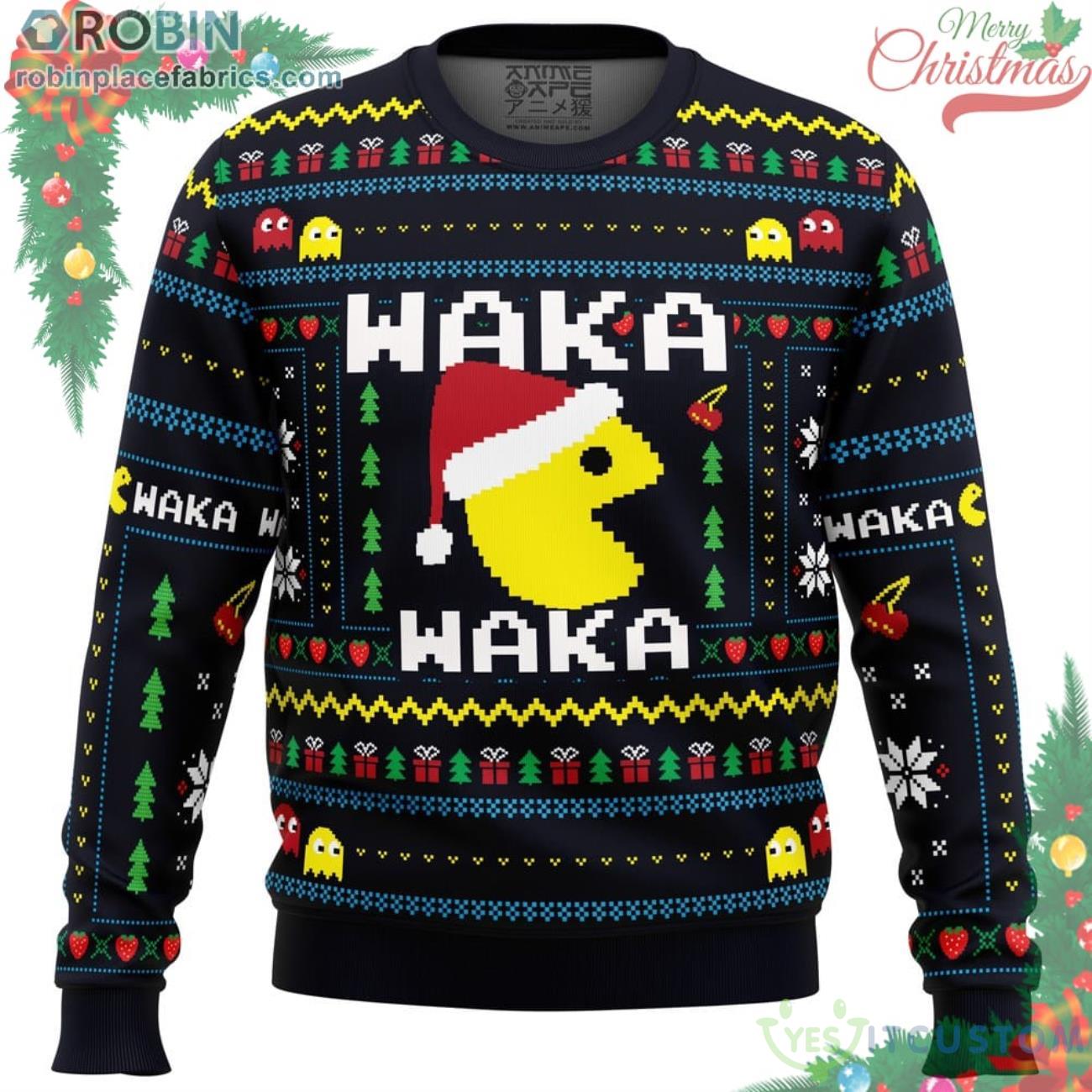Christmas Arcade Pac-Man AOP Christmas Sweater - YesItCustom