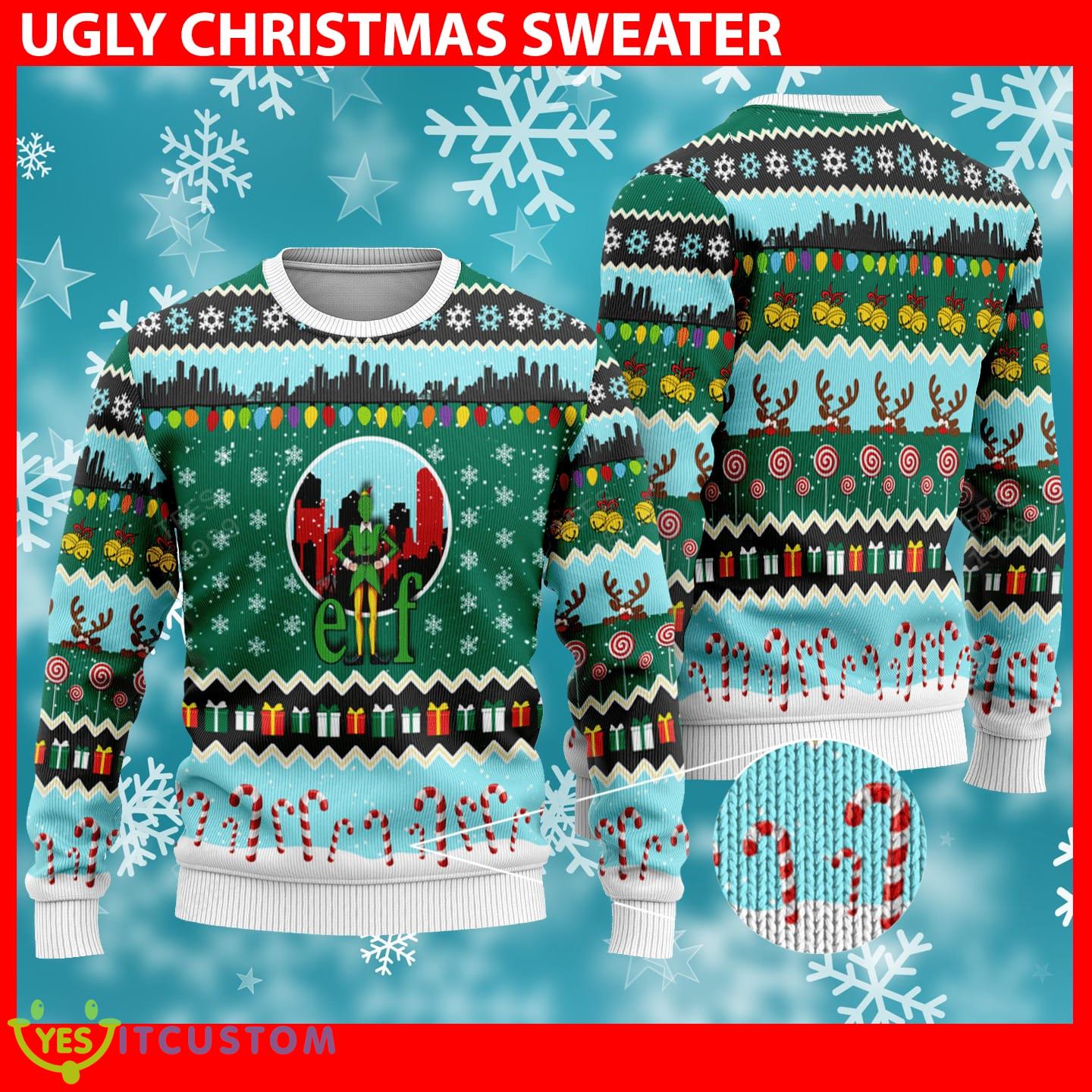 Elf Christmas - HOT SALE 3D PRINTED Ugly 3D Sweater For Christmas ...