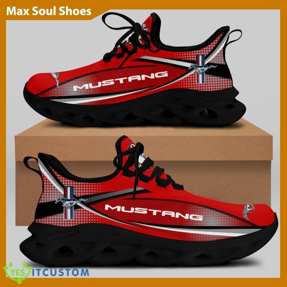 FORD MUSTANG Racing Car Running Sneakers Imagery Max Soul Shoes For Men ...