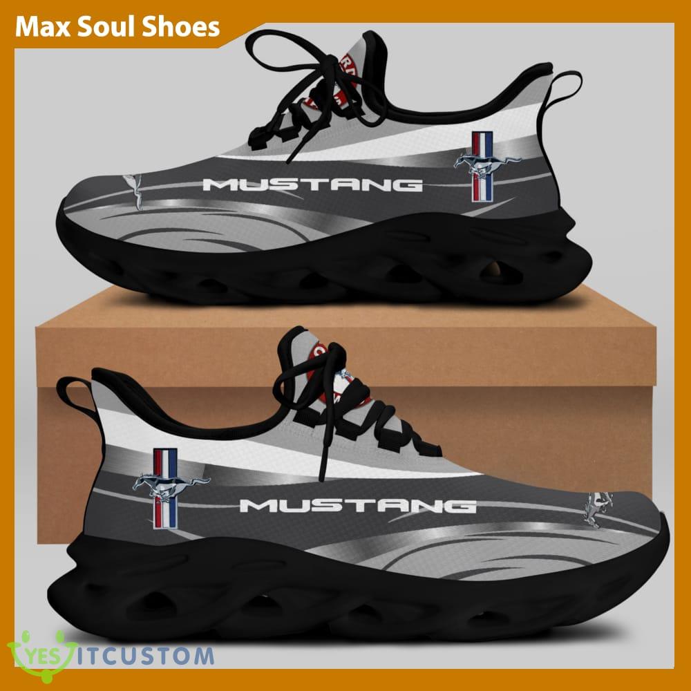 FORD MUSTANG Racing Car Running Sneakers Monogram Max Soul Shoes For ...