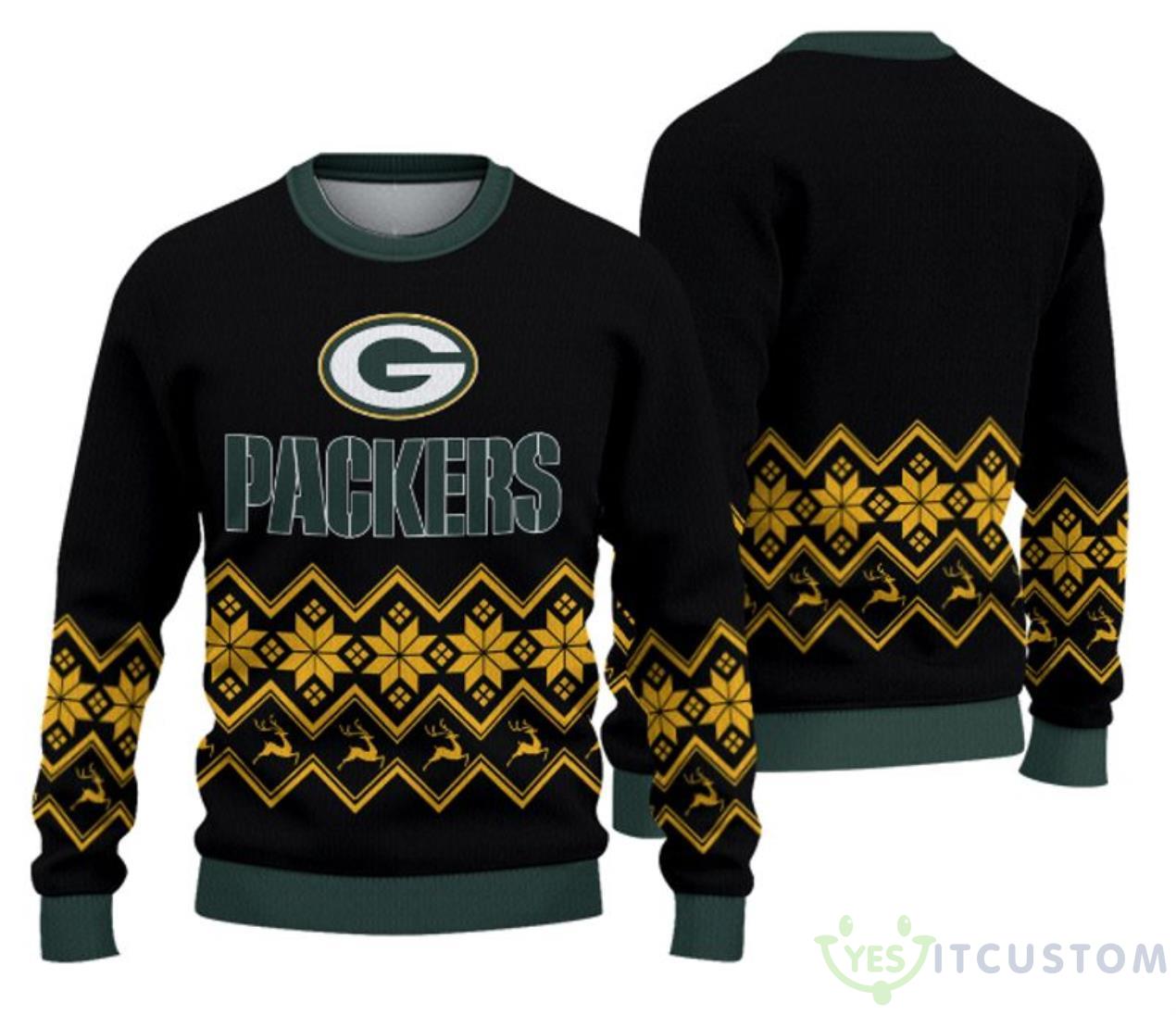 Green Bay Packers Christmas Pattern Hot Trending Ugly Sweater For Fans ...