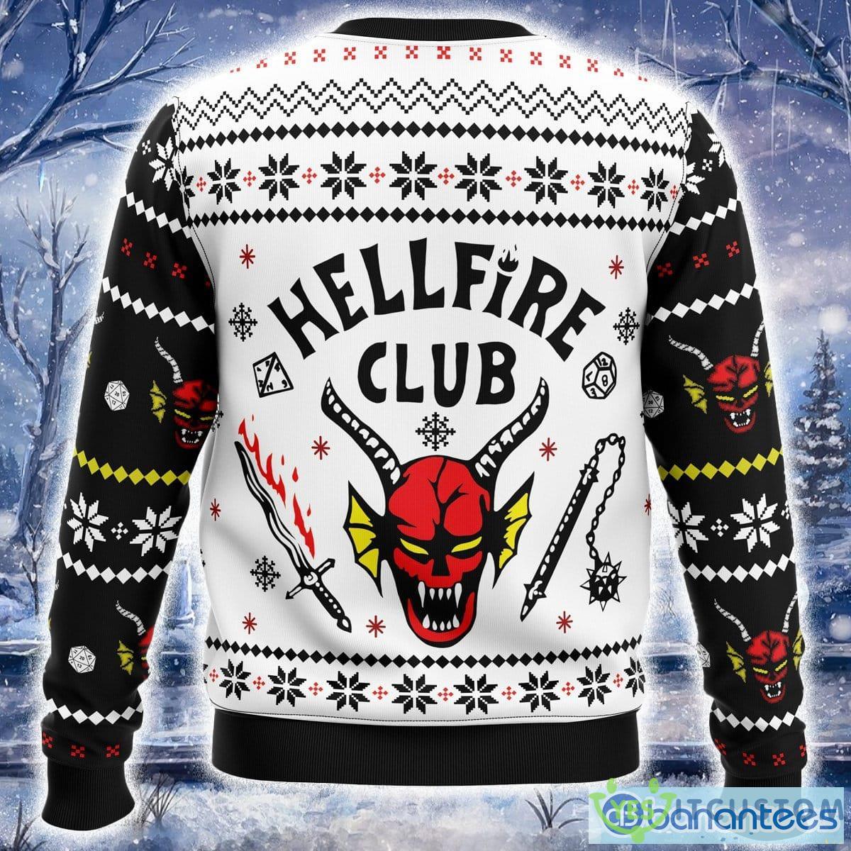 HellFire Club Stranger Things 3D Sweater New Gift Christmas For Men And ...