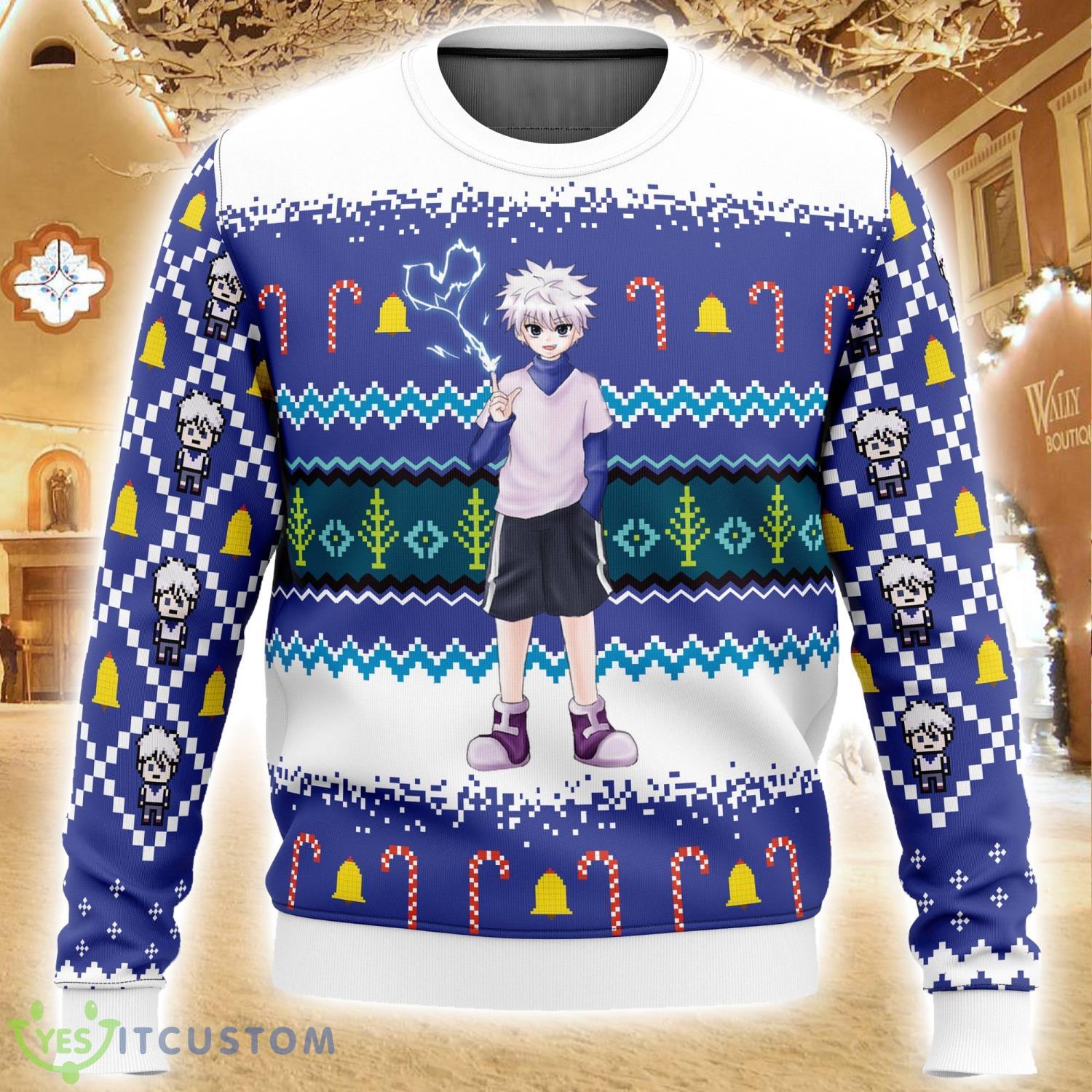 Killua Zoldyck Hunter X Hunter 3D Ugly Christmas Sweater Christmas Gift ...