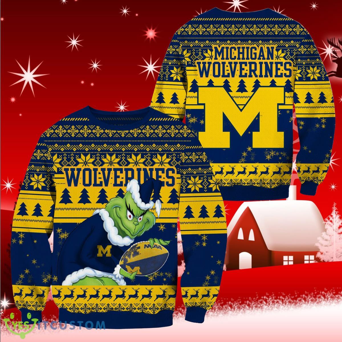 Michigan Wolverines Grinch Christmas Ugly Sweater Special Gift For Men ...
