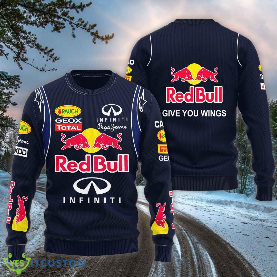 Oracle Red Bull Racing Gingerbread Ugly Christmas Sweater Gift Holidays ...