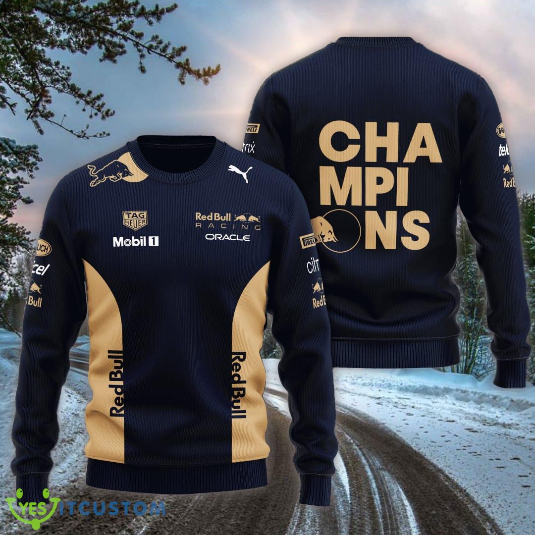Oracle Red Bull Racing Joyful Knitted Christmas Sweater For Men And ...