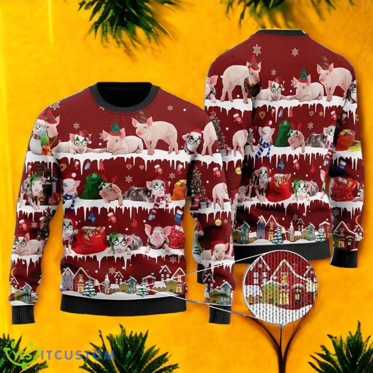 Pig Ugly Christmas Sweater For Men & Women - YesItCustom