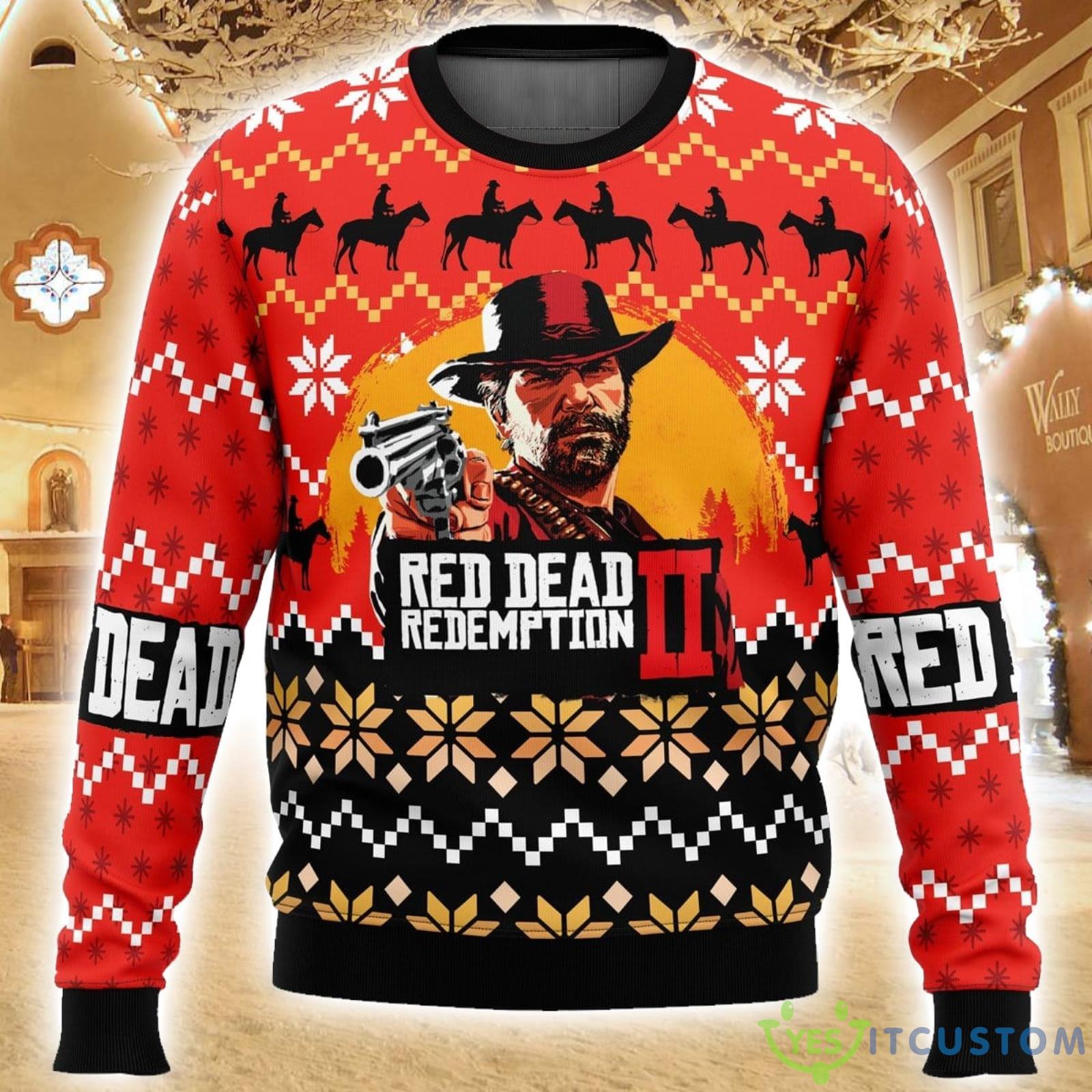 Red Dead Redemption Ugly Christmas Sweater Cute Christmas Gift For ...