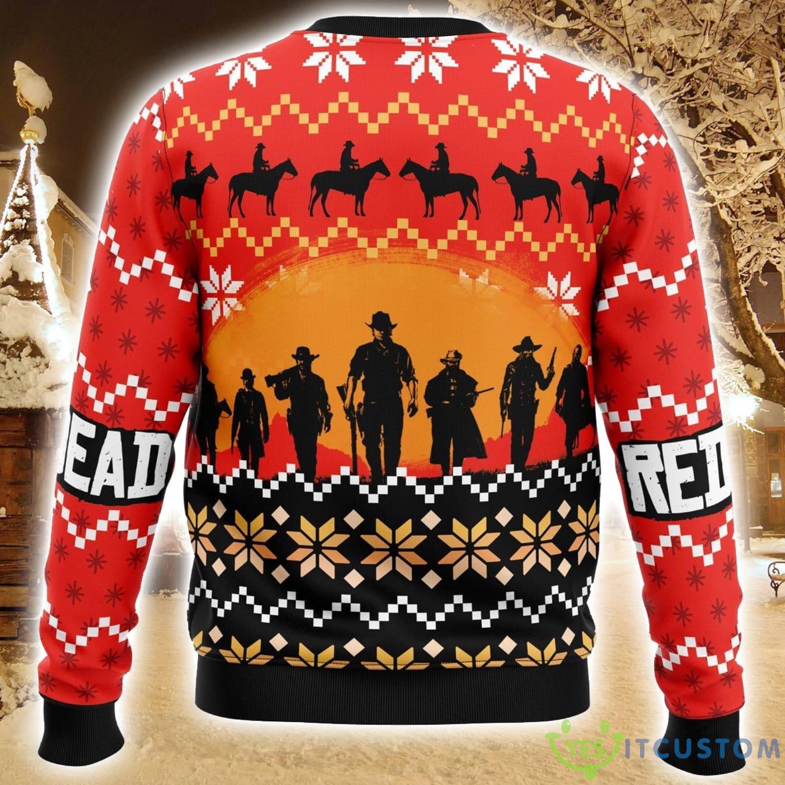 Red Dead Redemption Ugly Christmas Sweater Cute Christmas Gift For ...