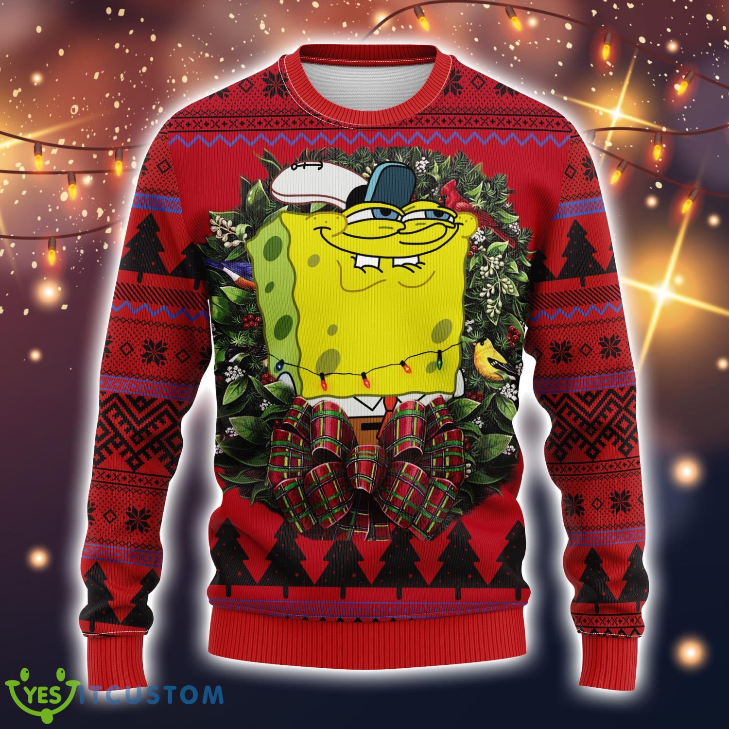 The Spongebob Squarepants Noel Mc Ugly Christmas Sweater Christmas ...