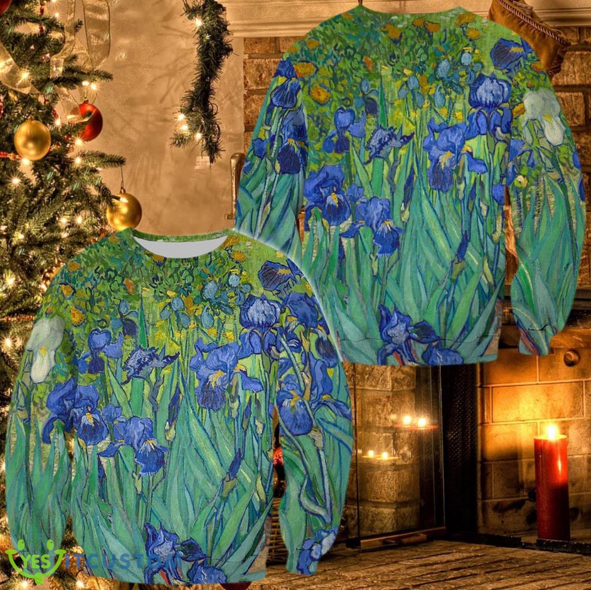 Vincent van Gogh's Irises Sweater Impressive Gift For Men And Women ...