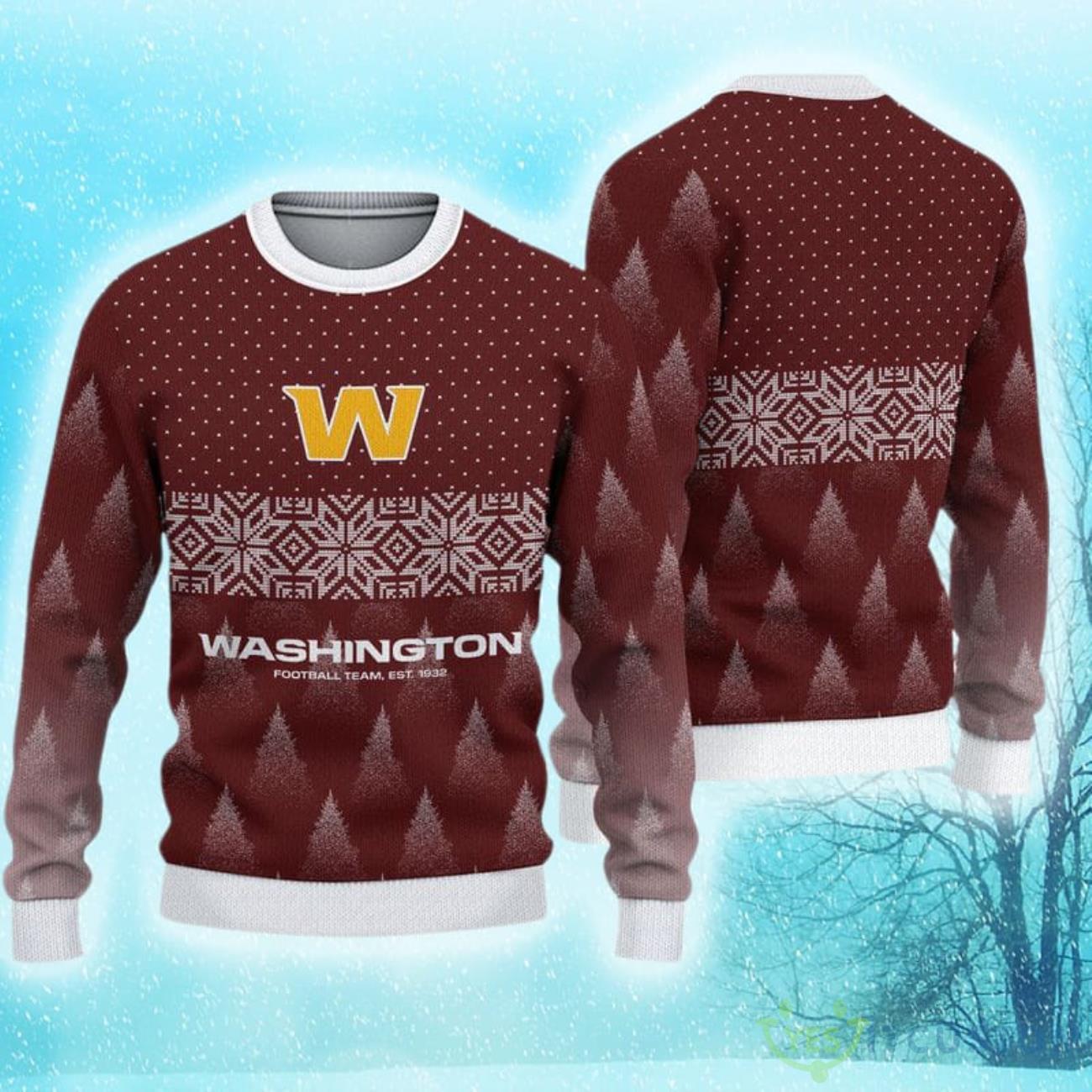 Washington Commanders Christmas Pattern Limited Edition Ugly Sweater ...