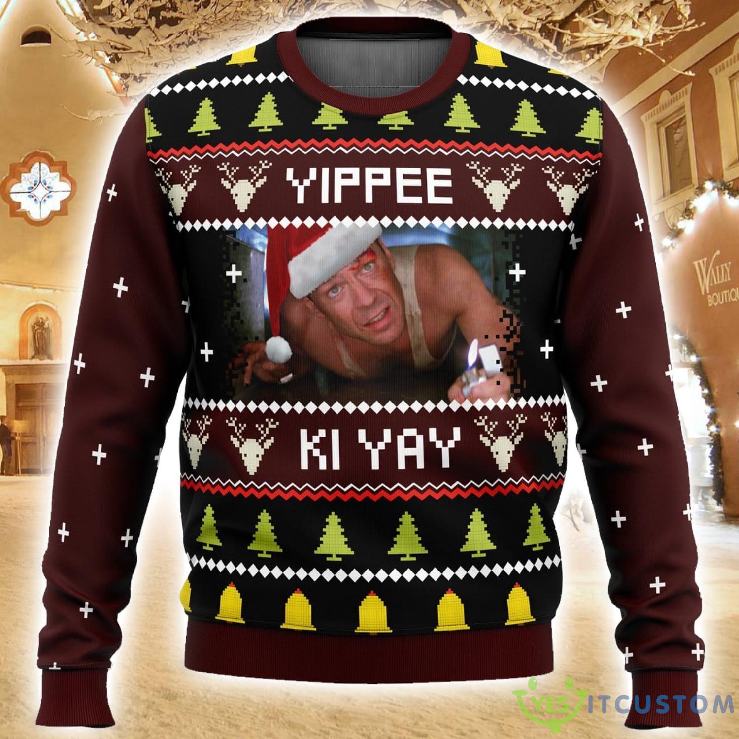 Yippee Ki Yay Ugly Dia Hard Ugly Christmas Sweater Christmas Gift For ...