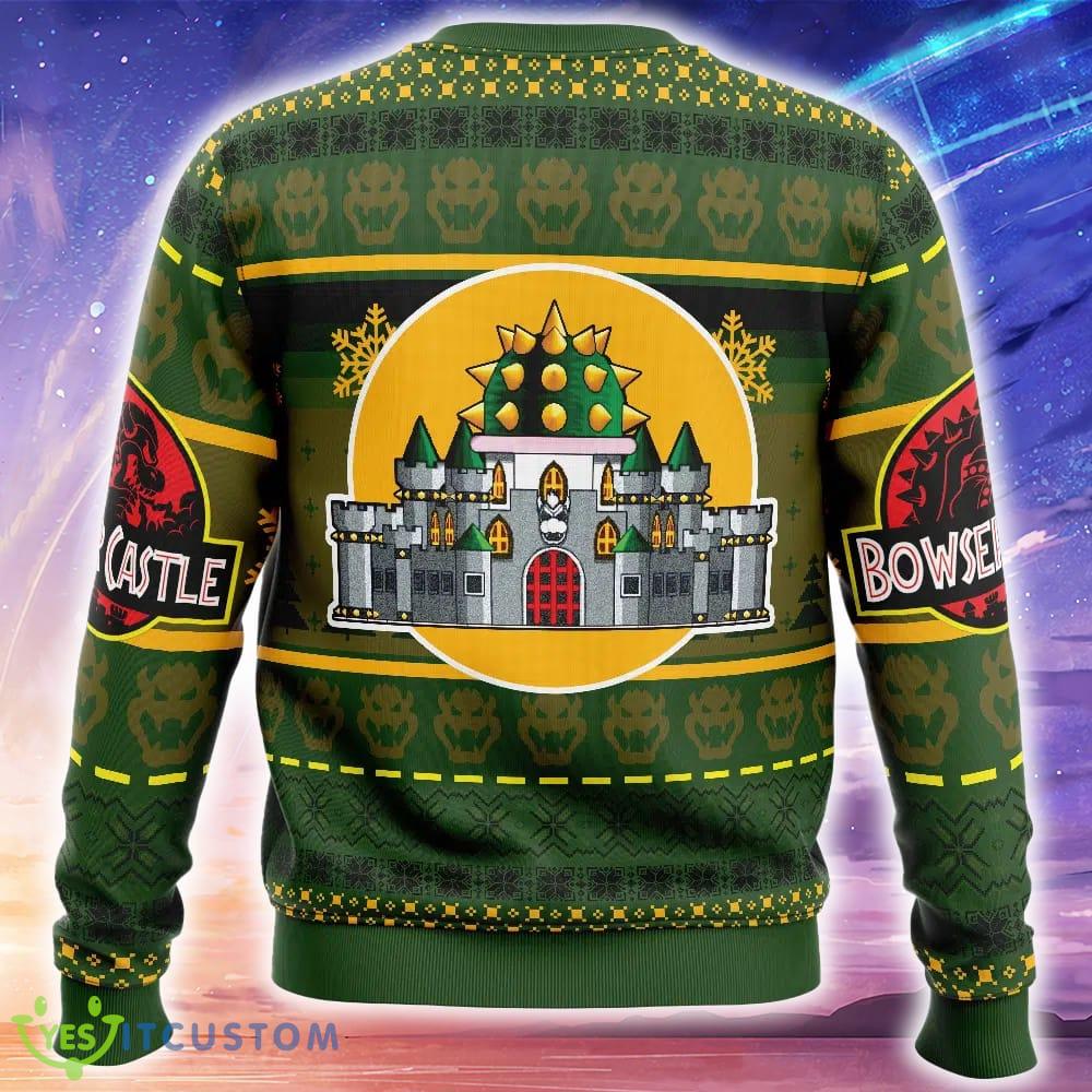 Bowser Castle Super Mario Bros Ugly Xmas 3D Sweater Gift Holidays ...