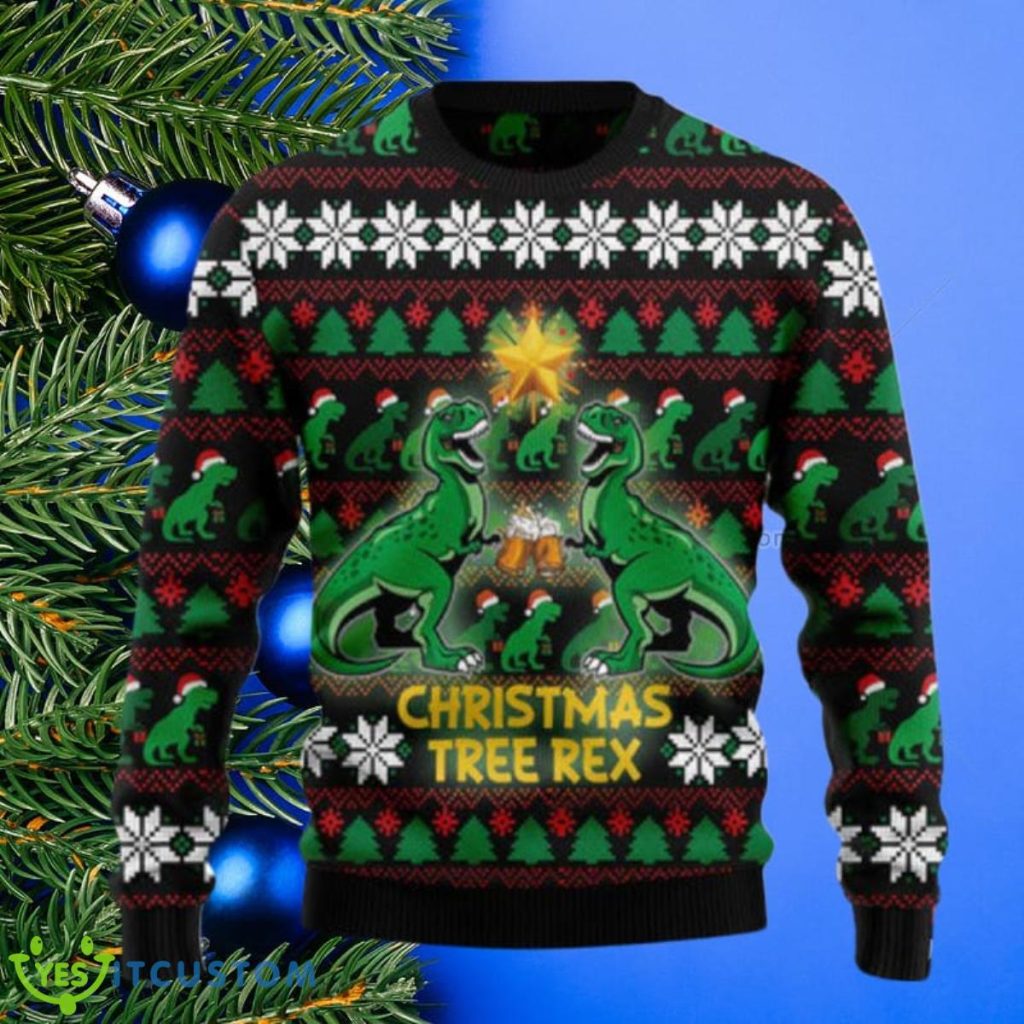 Christmas Tree Rex TG5928 Ugly Christmas Sweater Ugly Christmas ...