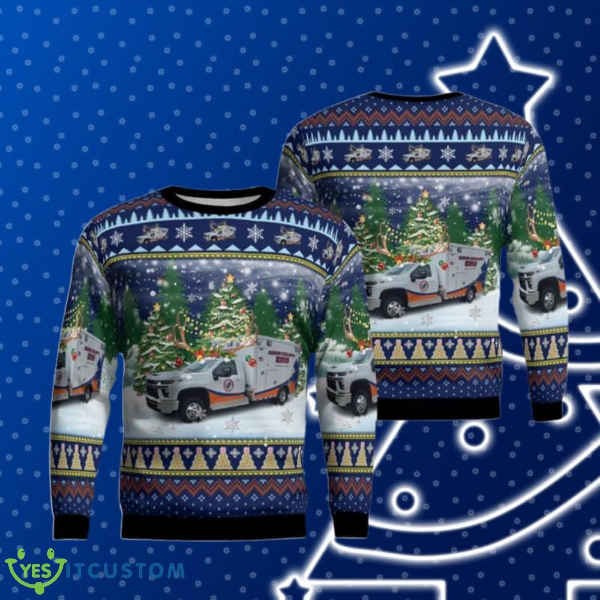 Columbia Kentucky Adair County Ambulance Service Ugly Christmas ...