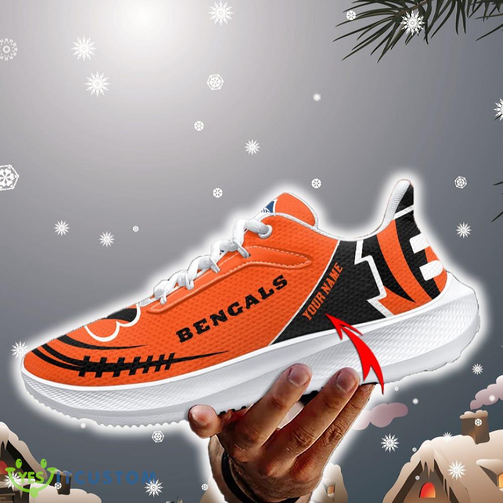 Custom Name Cincinnati Bengals NFL Air Mesh Runing Shoes New ...