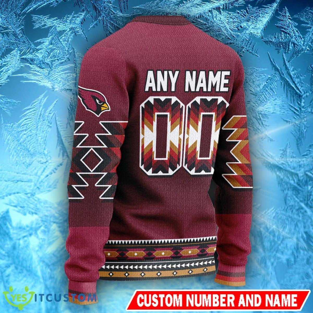 Custom Number And Name Arizona Cardinals Arrow 2024 Pattern Ugly ...