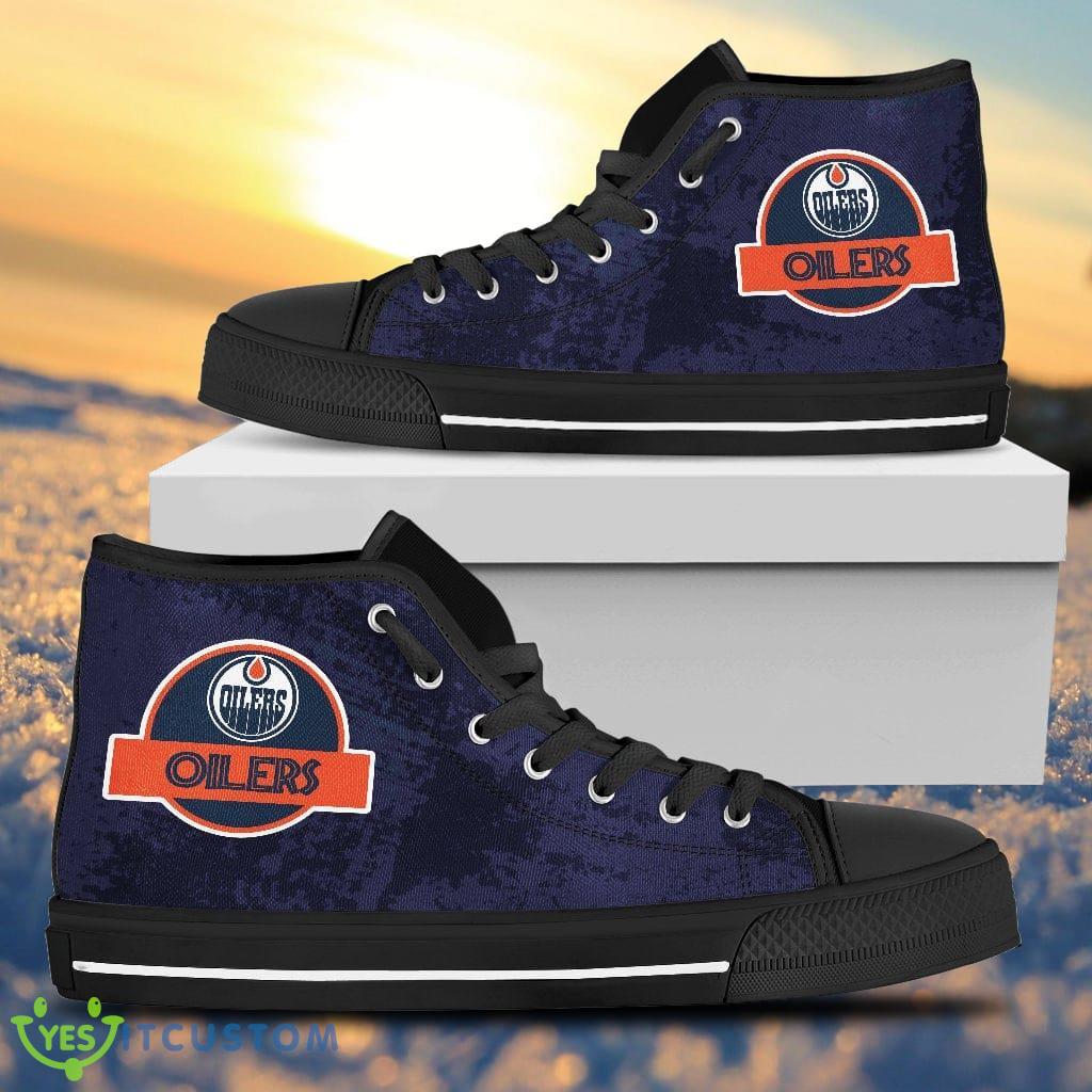 Cute Jurassic Park Edmonton Oilers High Top Shoes Gift For Passionate ...
