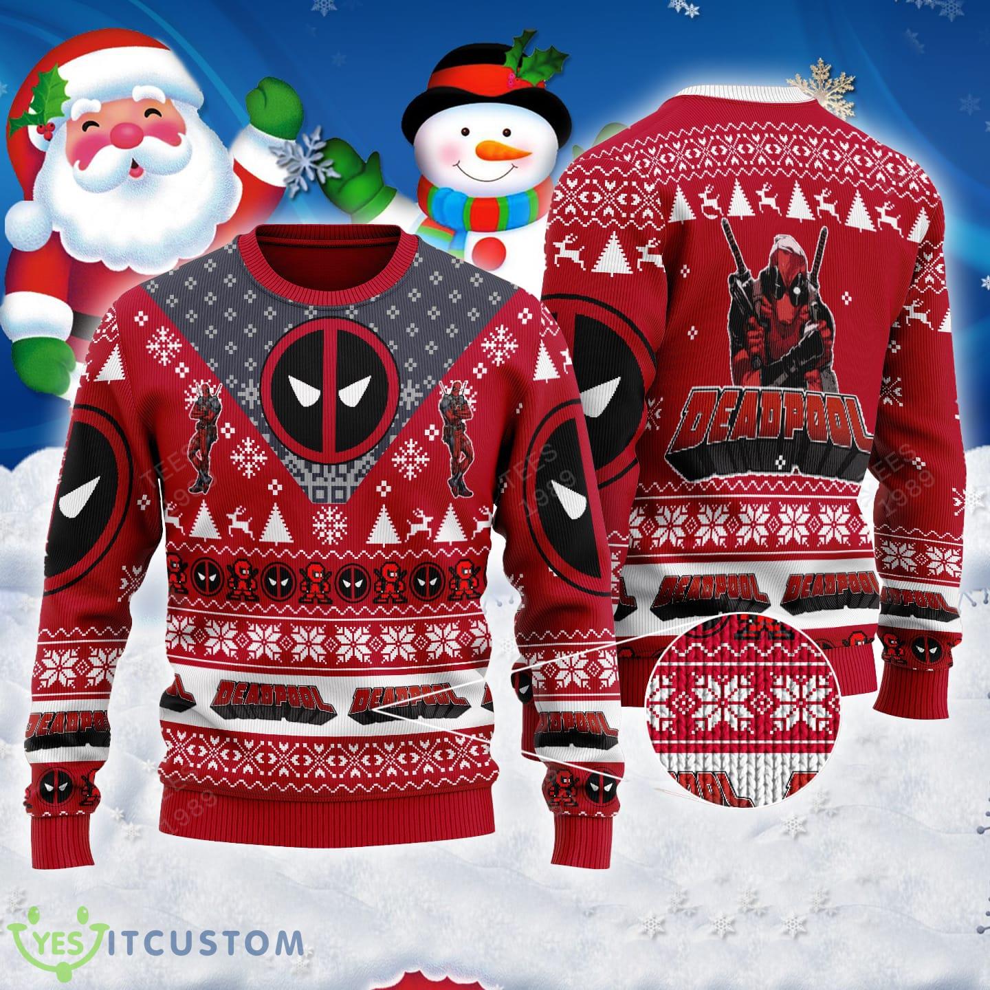 Deadpool Marvel Comics Ugly 3D Sweater Gift For Christmas - YesItCustom