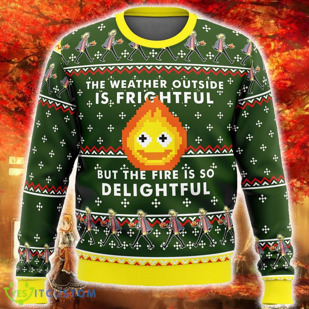 HOWLS MOVING CASTLE Calcifer Fire is so Delightful Ugly Christmas ...