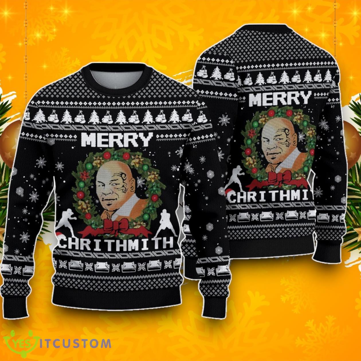 Mike Tyson Merry Christmith Christmas Sweater - YesItCustom