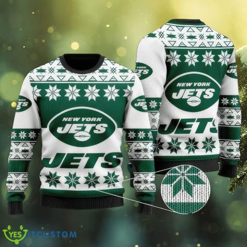 NFL New York Jets Holidaywear Ugly Xmas Sweater AOP For Men And Women ...