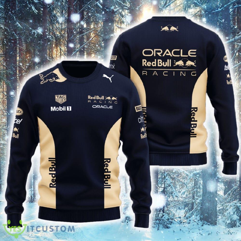 Oracle Red Bull Racing Embroider Gift Fans 3D Sweater Color For Men And ...