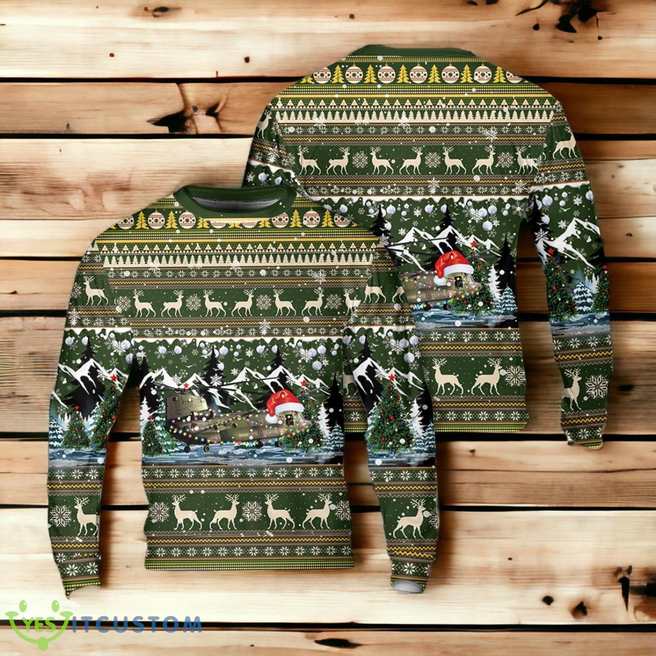 Royal Canadian Air Force Boeing CH-147F Chinook (414) Christmas Sweater ...