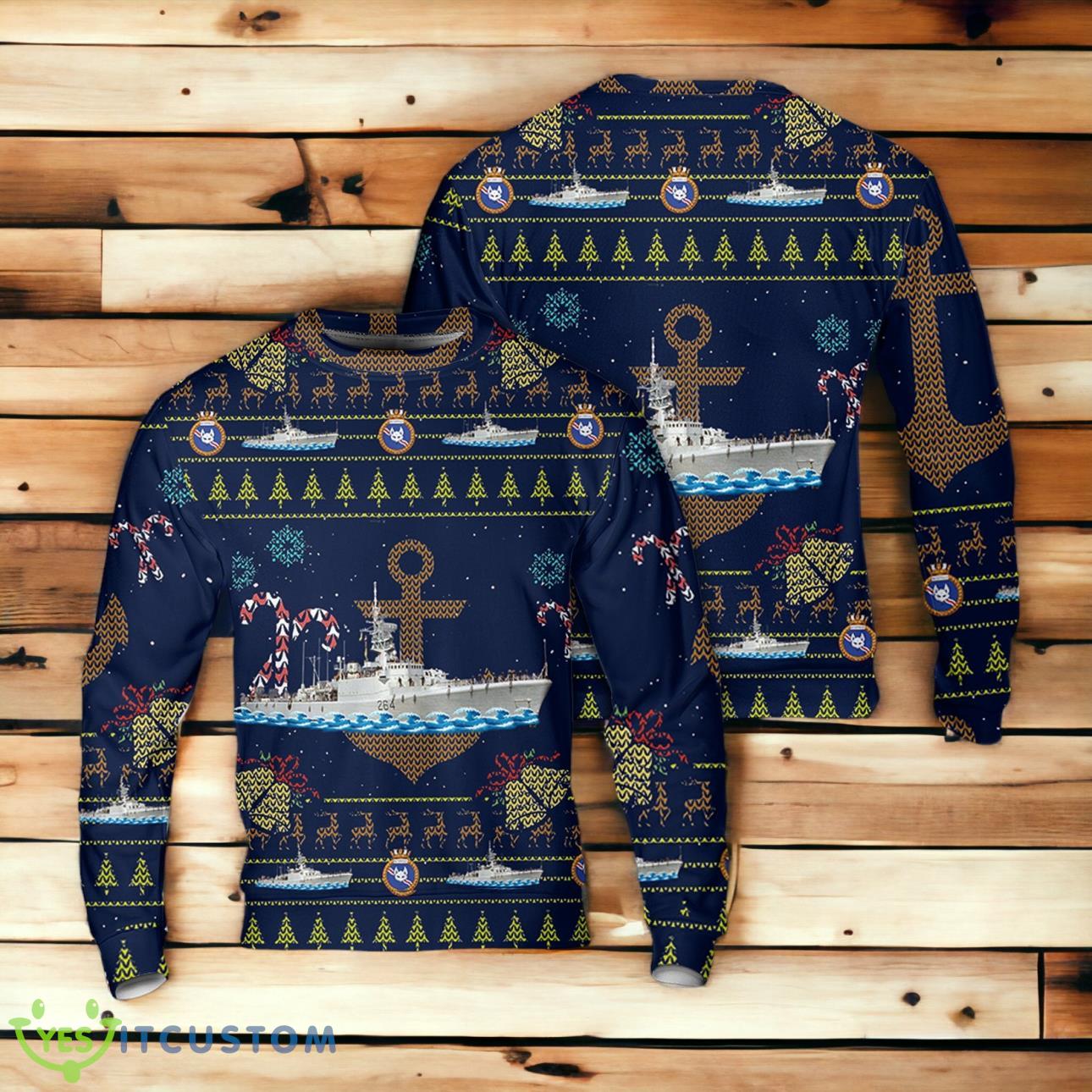 Royal Canadian Navy HMCS Qu'Appelle (DDE 264) Christmas Sweater ...