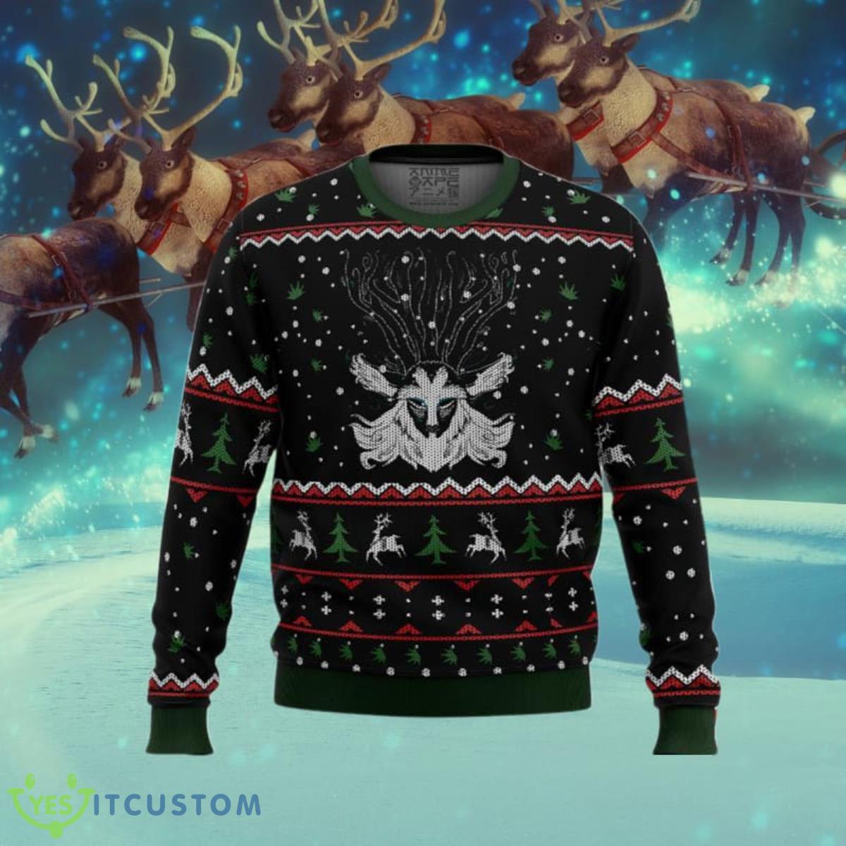 Studio Ghibli Forest Spirit Princess Mononoke Miyazaki Ugly Christmas ...