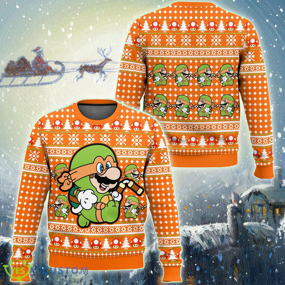 Super Mikey Bro Mario New Knitted Christmas Sweater For Men And Women ...