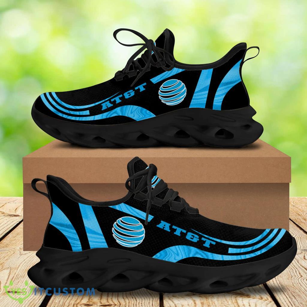 At & T Logo Max Soul Shoes For Men And Women - YesItCustom