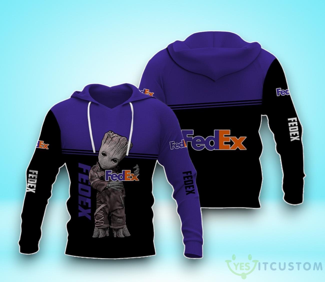 FedEx 3D Hoodie Impressive Design For Men Women - YesItCustom