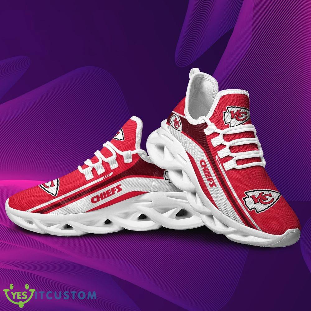 Kansas City Chiefs Logo Pattern 3D Spors Shoes New For Fans Gift Chunky ...