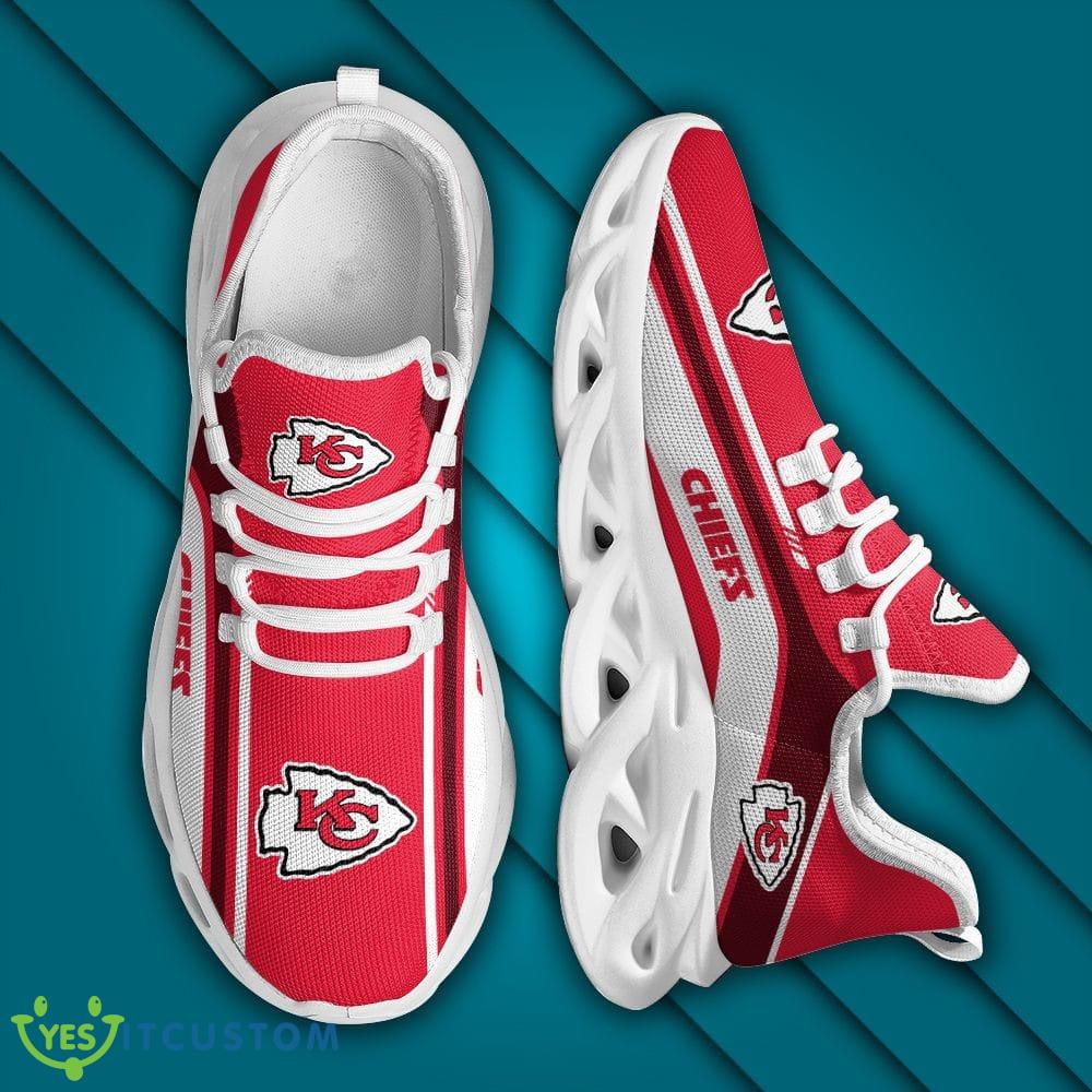 Kansas City Chiefs Logo Pattern 3D Spors Shoes New For Fans Gift Chunky ...