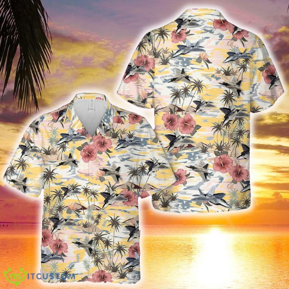 Lockheed Martin F-22 Raptor Hawaiian Shirt For Men And Women - YesItCustom