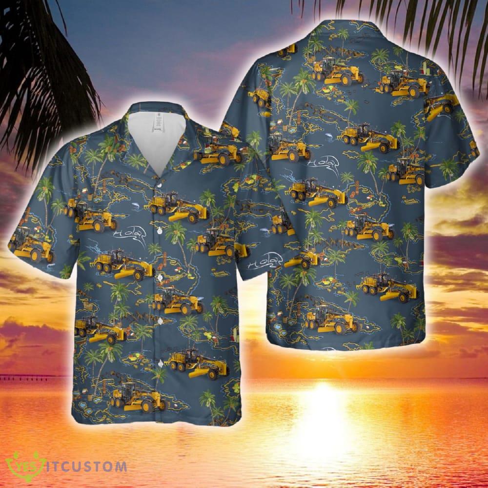 Road Grader Hawaiian Shirt Ideas Gift - YesItCustom