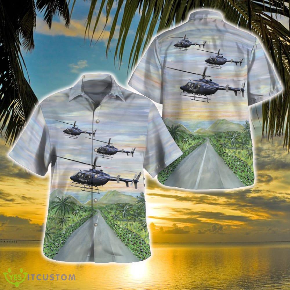 St. Luke's LifeGuard Air Ambulance Bell 407 Helicopter Hawaiian Shirt ...