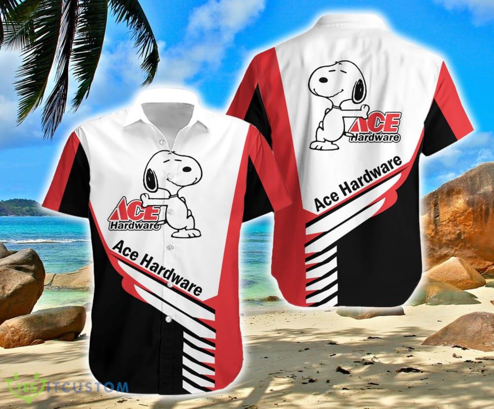 Ace Hardware Logo Brand Snoopy Hawaiian Shirt Gift Summer - YesItCustom