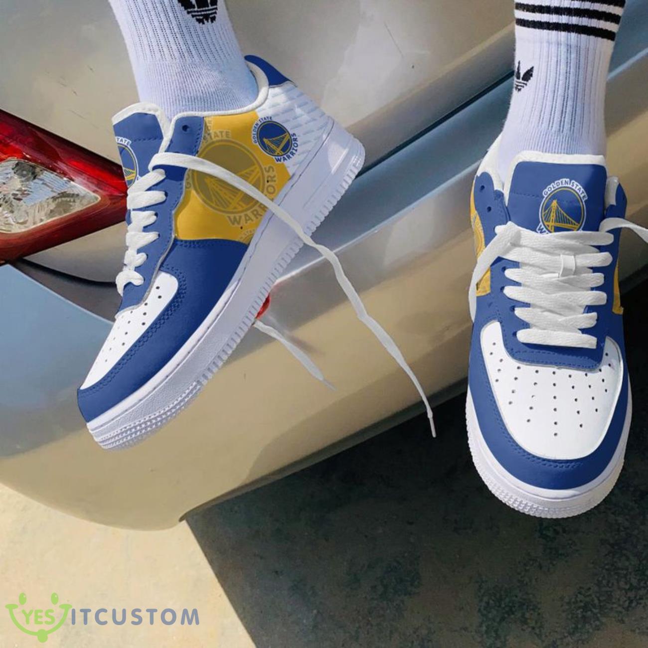 Golden State Warriors Basic Pattern Limited Edition Air Force Shoes ...