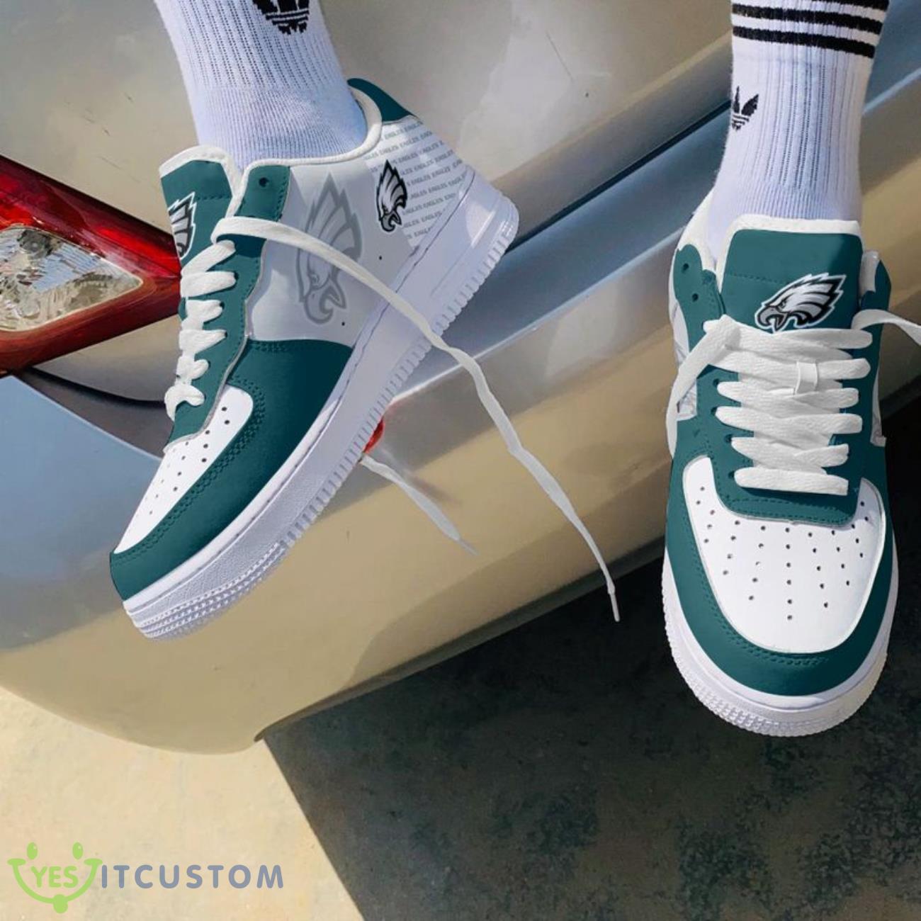 Philadelphia Eagles Basic Pattern Limited Edition Air Force Shoes ...