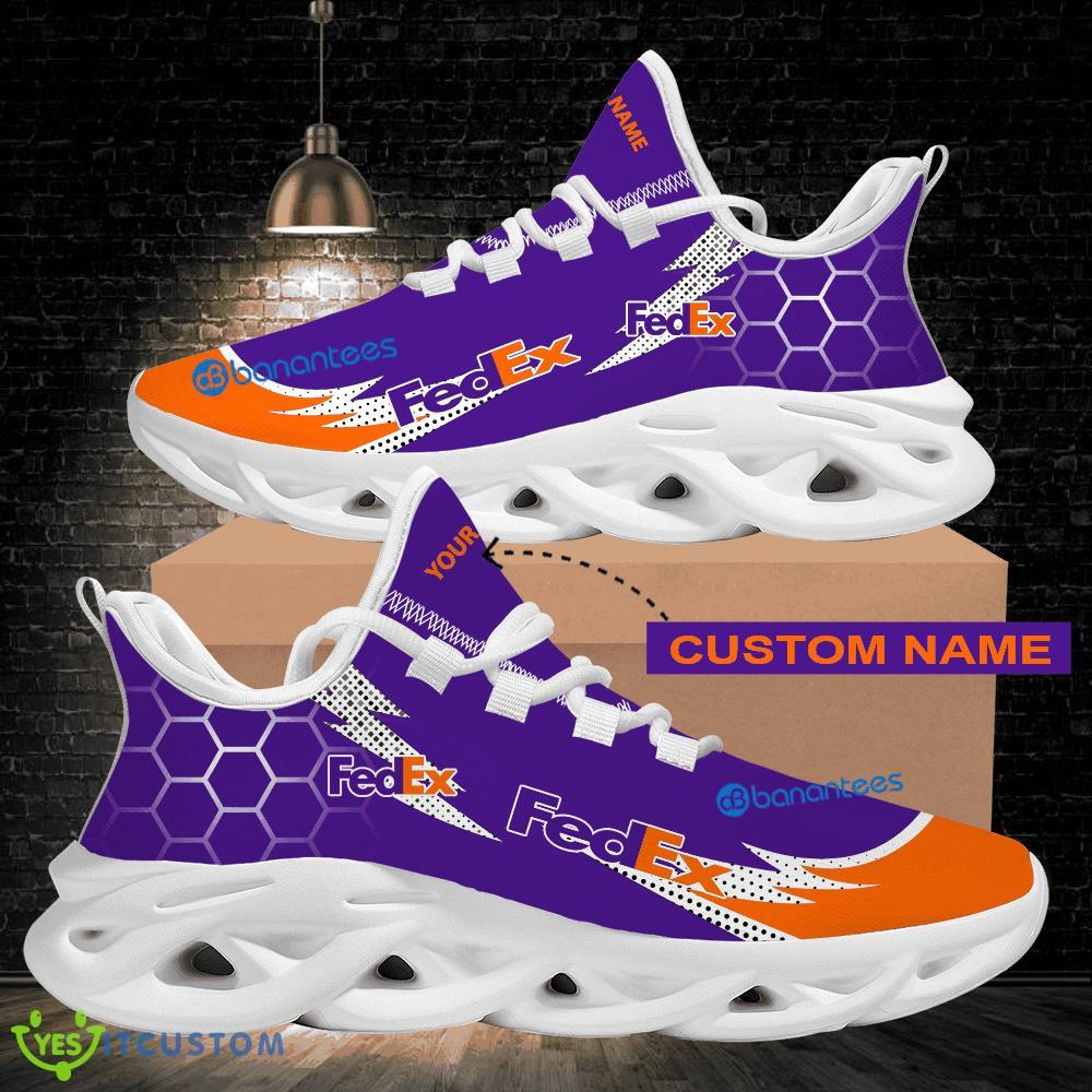 Fedex Brand Logo Max Soul Shoes Full Print Personalized Running ...