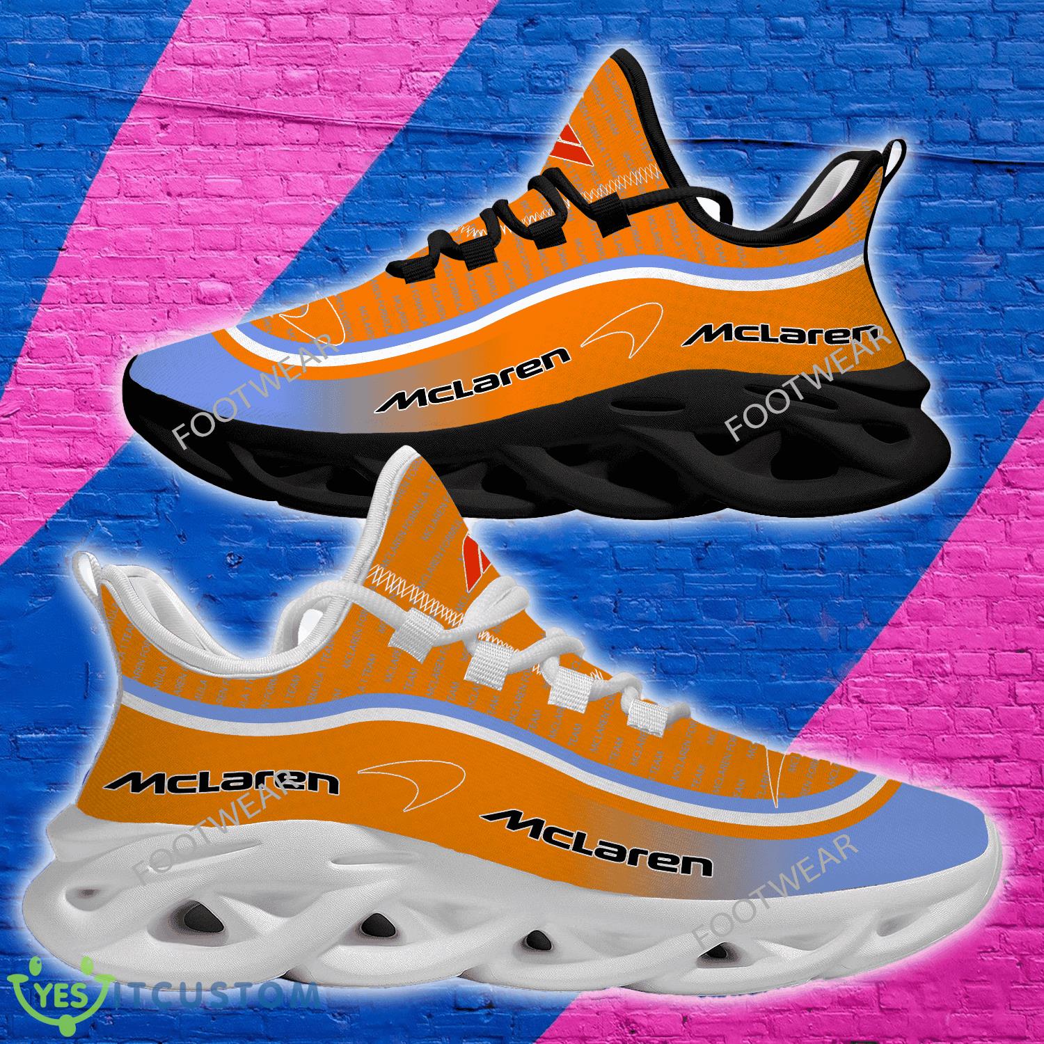F1 Racing McLaren Formula 1 Team Logo New Text Max Soul Shoes Visual ...
