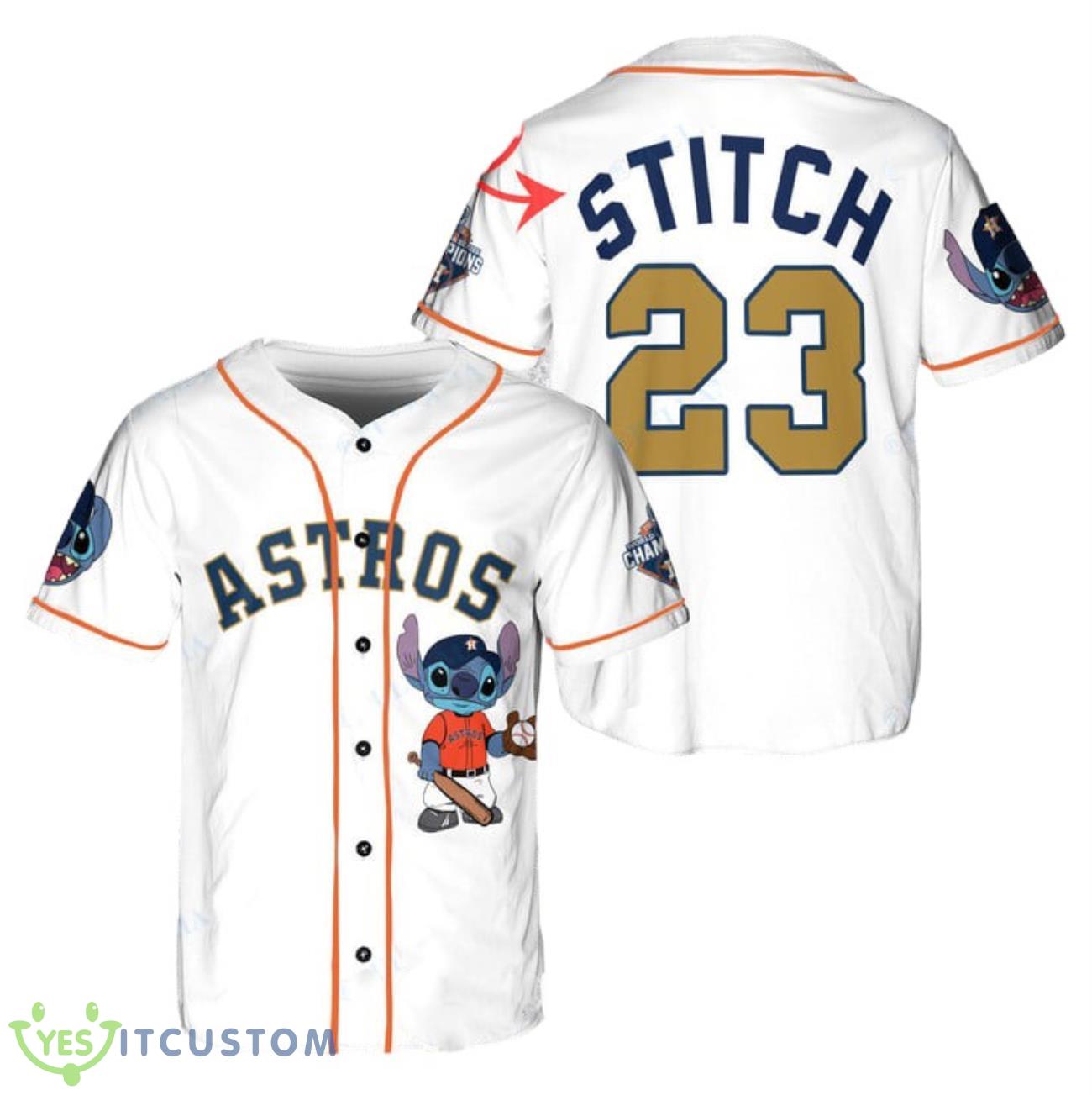 Houston Astros MLB Stitch Baseball Jersey Custom Number And Name ...