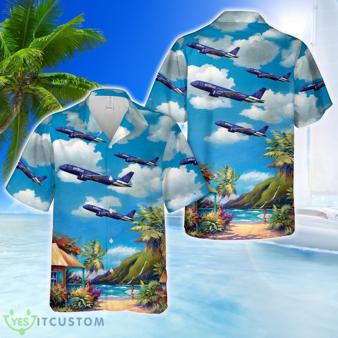 JetBlue Airways (NYPD Livery) A320-200 N531JL 3D Printing Hawaiian ...
