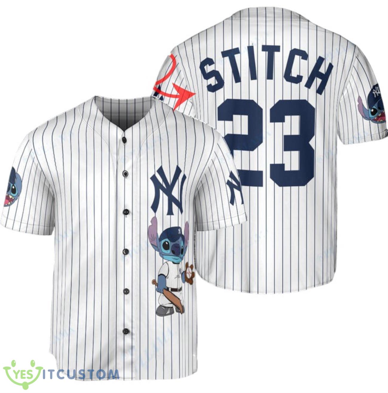 New York Yankees MLB Stitch Baseball Jersey Custom Number And Name ...