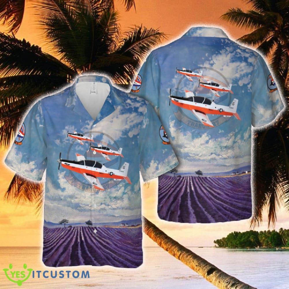 US Navy VT-27 Beechcraft T-6b Texan II Hawaiian Shirt For Men And Women ...